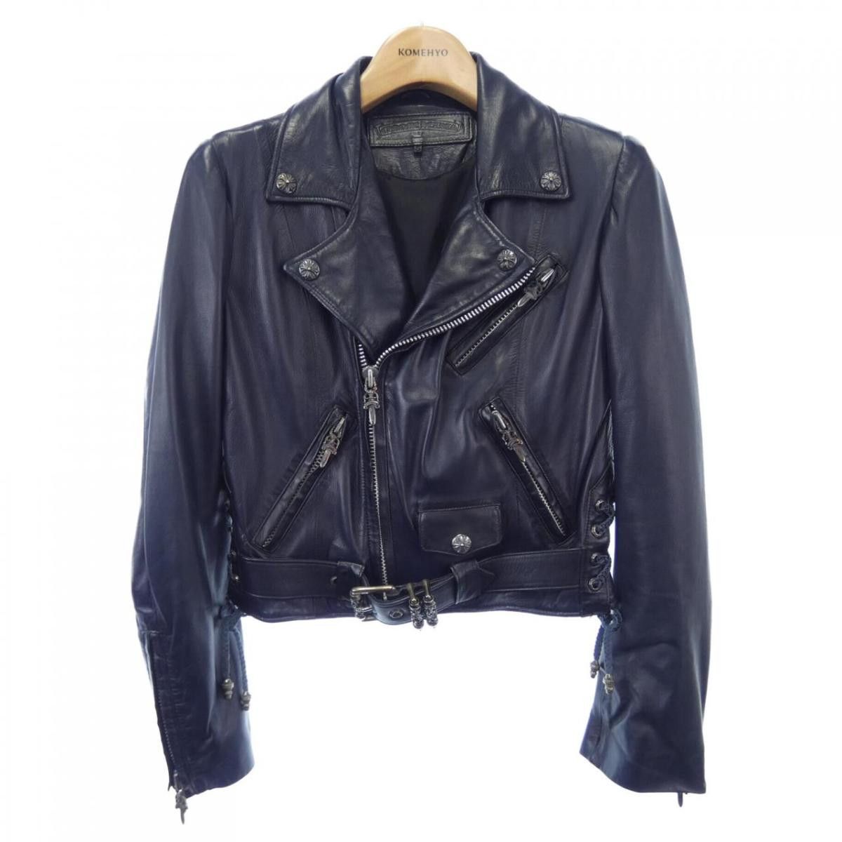 Chrome Hearts Chrome Hearts Leather Moto Rider Jacket | Grailed