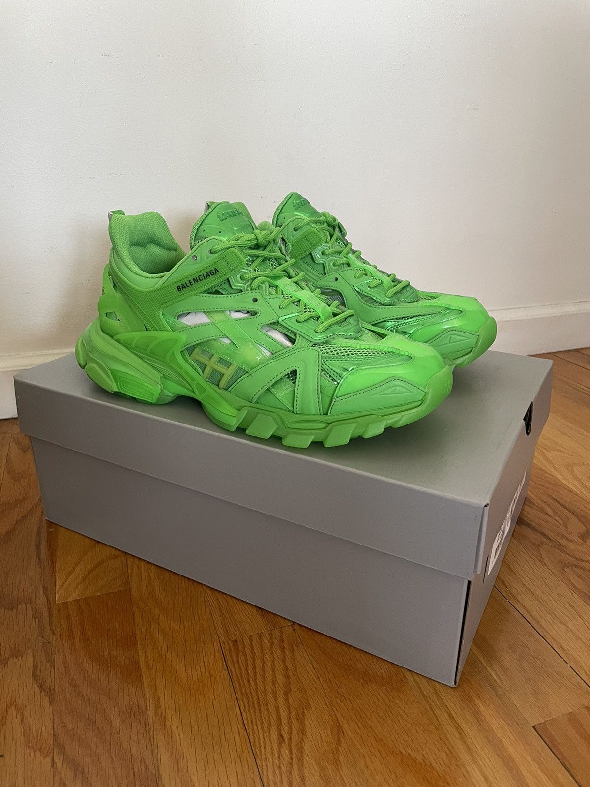 Balenciaga Balenciaga Track 2 Fluo Green | Grailed