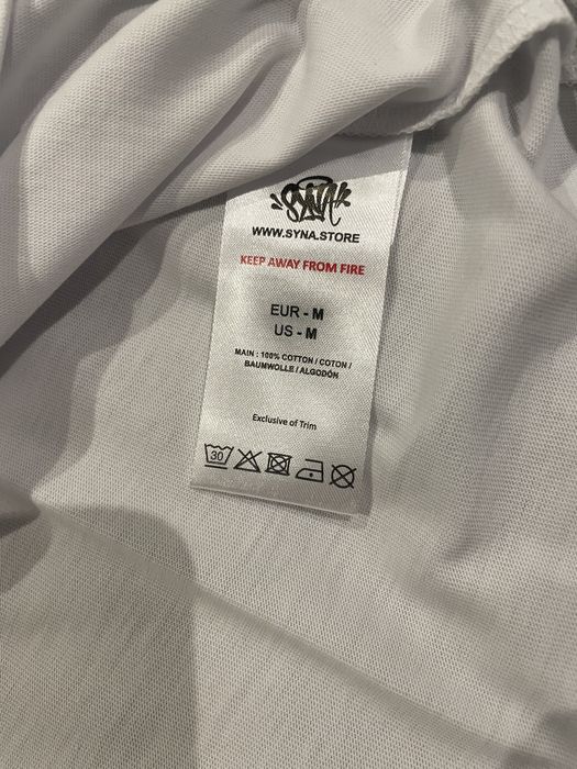 Streetwear Syna/Syna World Trap Still Running Tee in White 💧 | Grailed