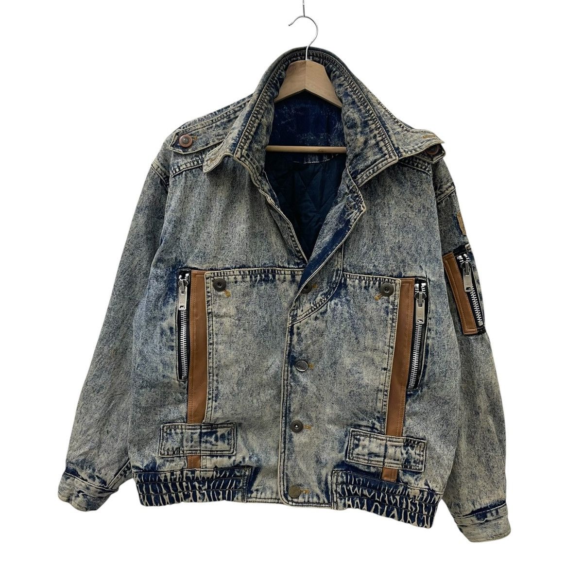 Avirex Vintage Avirex Denim Bomber Jacket | Grailed