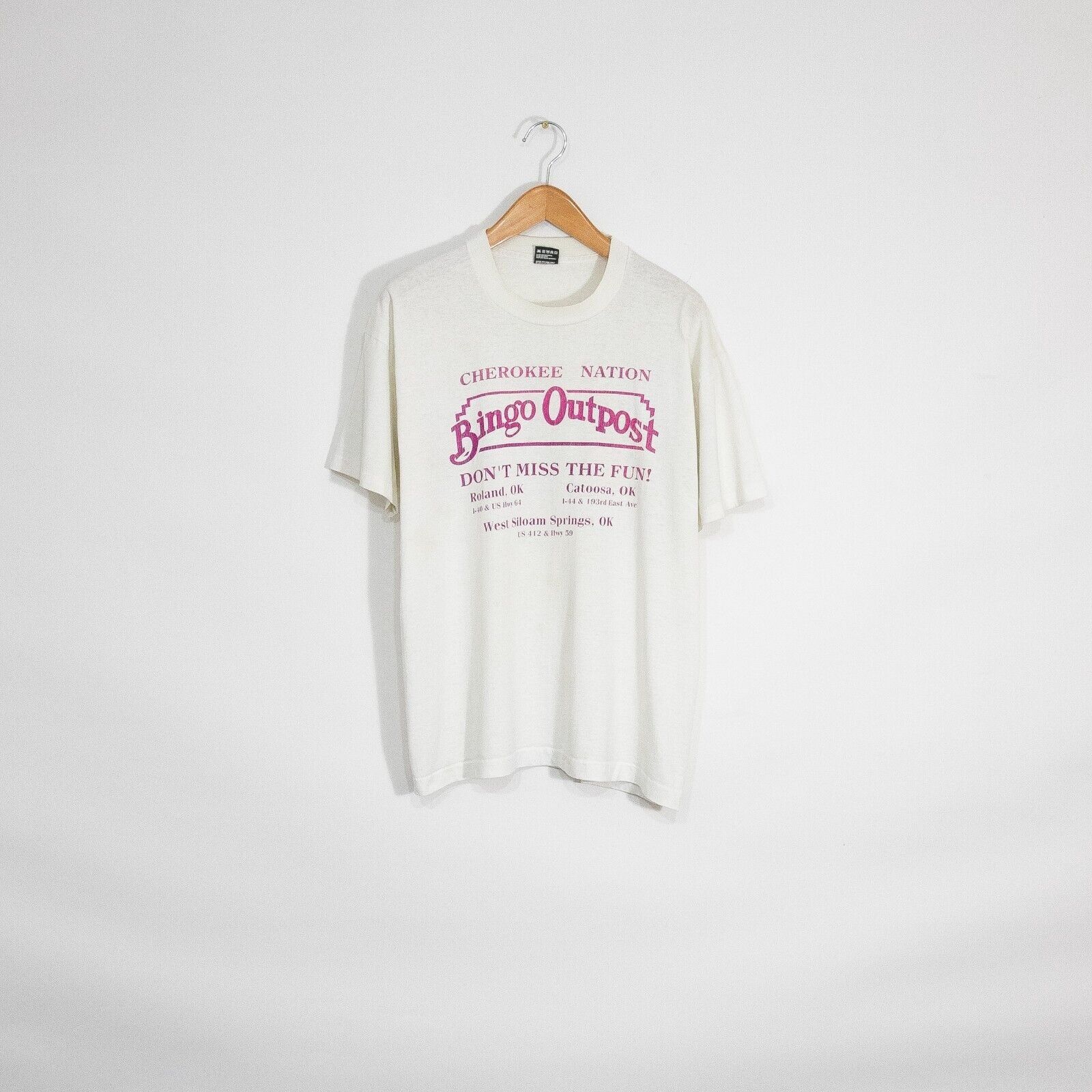 Vintage Vintage 90s Cherokee Nation Bingo Outpost T Shirt XL | Grailed