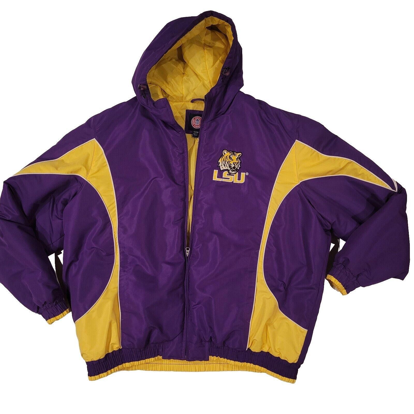 G Iii Rare LSU Tiger GIII Men's Hooded Coat Size 2XL | Grailed