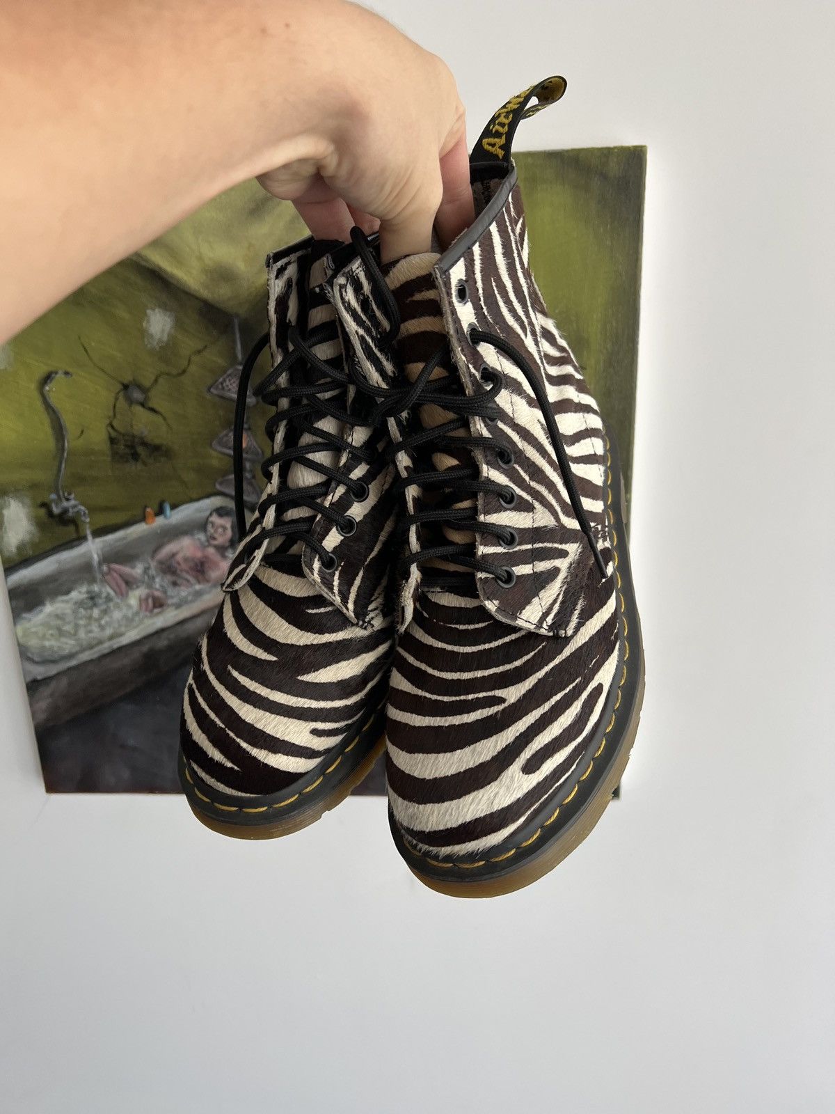 Very Rare Very Rare 🦓 Dr.Martens Vintage Zebra Pony Hair | Grailed