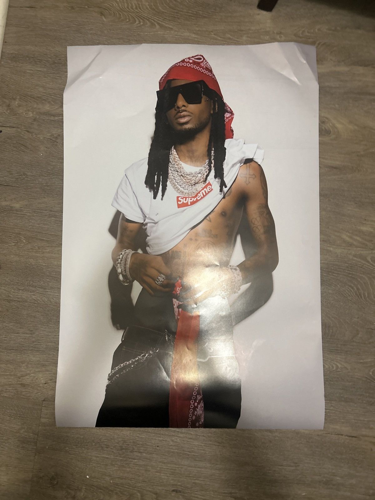 Supreme SUPREME X PLAYBOI CARTI POSTER | Grailed