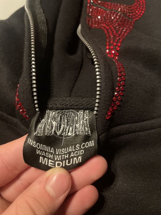 Insomnia Visuals Very Rare x Insomnia Visuals Scream Full-Zip | Grailed