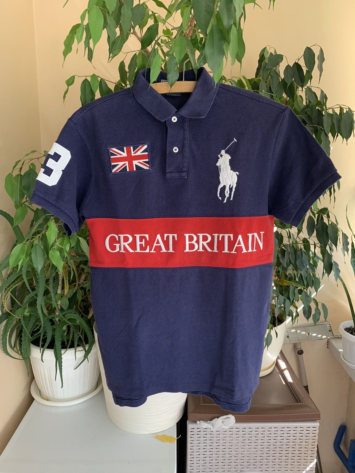 Polo Ralph Lauren × Ralph Lauren × Vintage Polo Ralph Lauren Great Britain 🇬🇧 t-shirt y2k Big ...