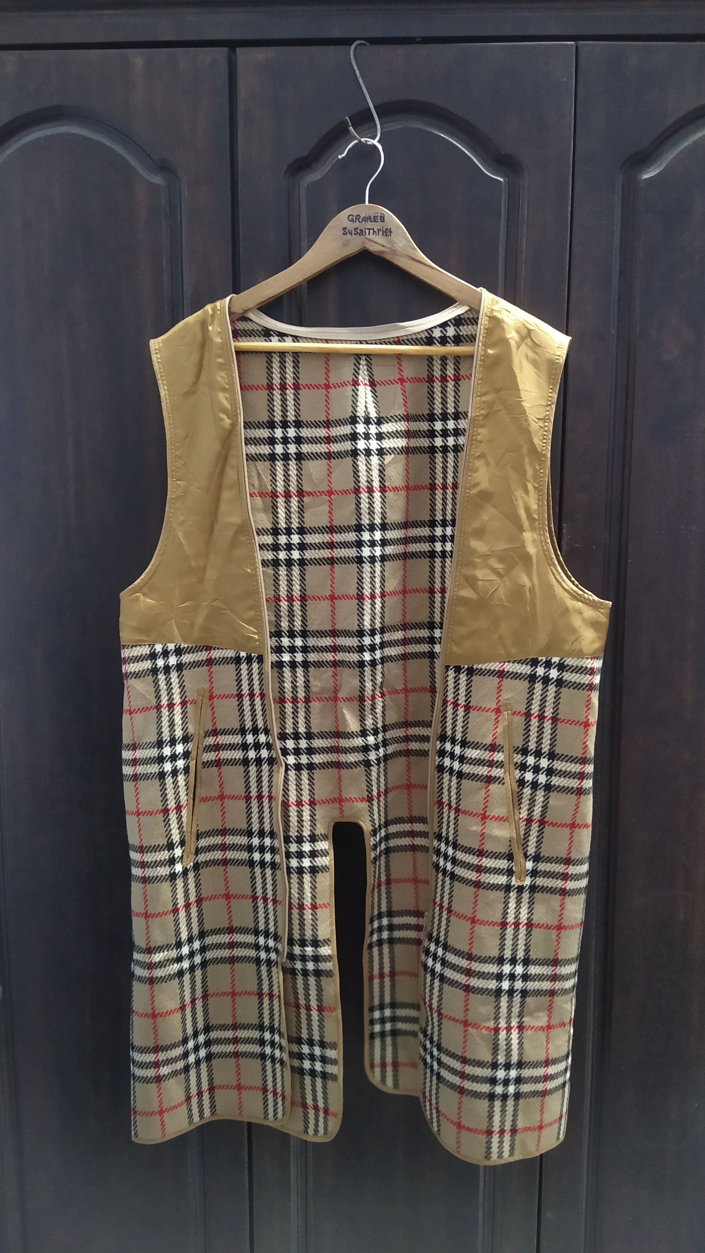 Burberry Trench Coat Liner Nova Check Liner Outerwear