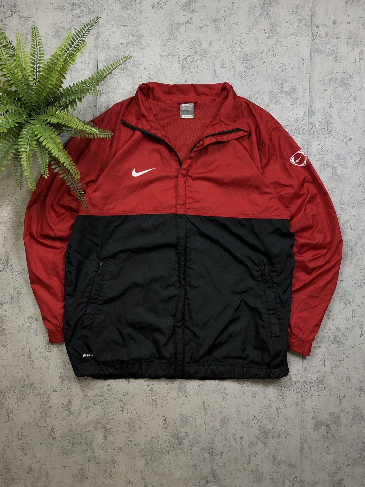 Nike × Streetwear × Vintage 90’s NIKE TEAM RETRO SWOOSH LOGO Y2K TRACK ...