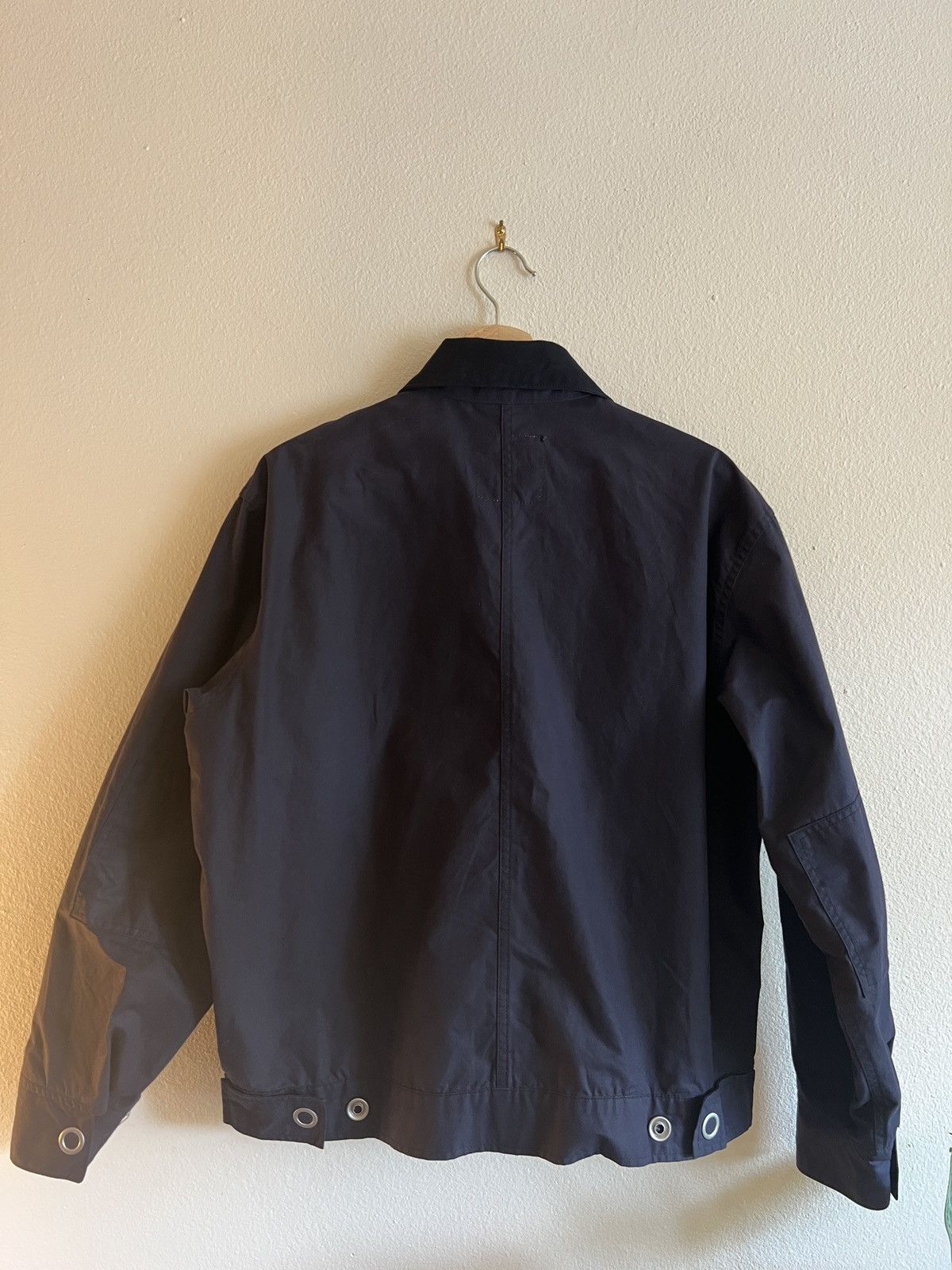 Paa Paa Big Rig Navy Waxed Jacket (Small) | Grailed