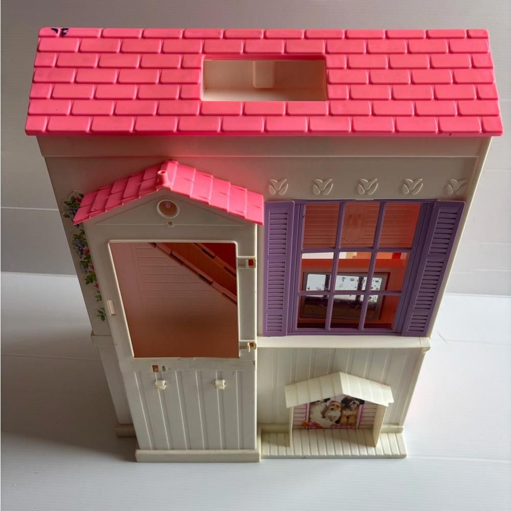 Designer Vintage 1996 Mattel Barbie Folding Portable House | Grailed