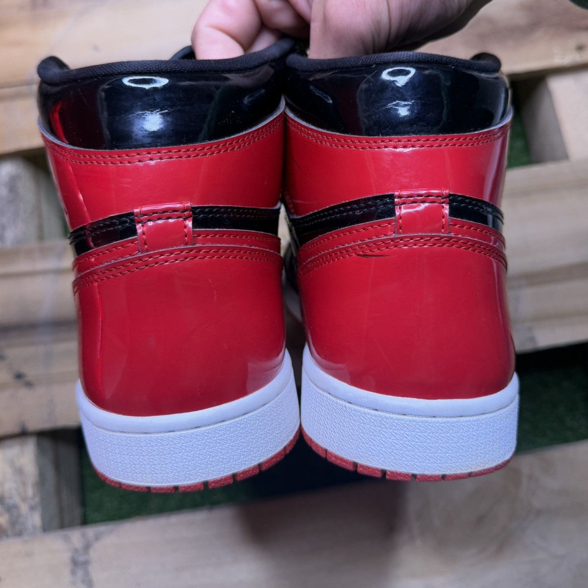 Jordan Brand Air Jordan 1 Patent Bred | Grailed