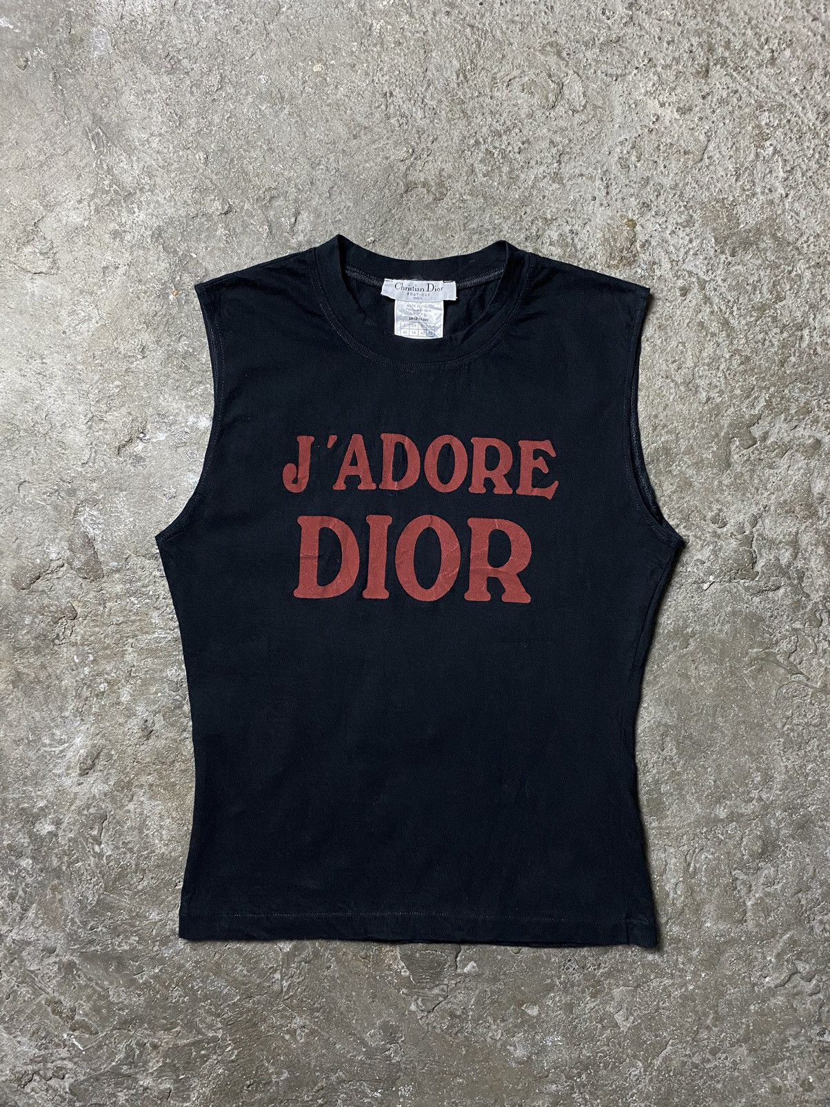 Dior CD x JG AW02 J’adore Dior World Champion 1947 Tank Top | Grailed