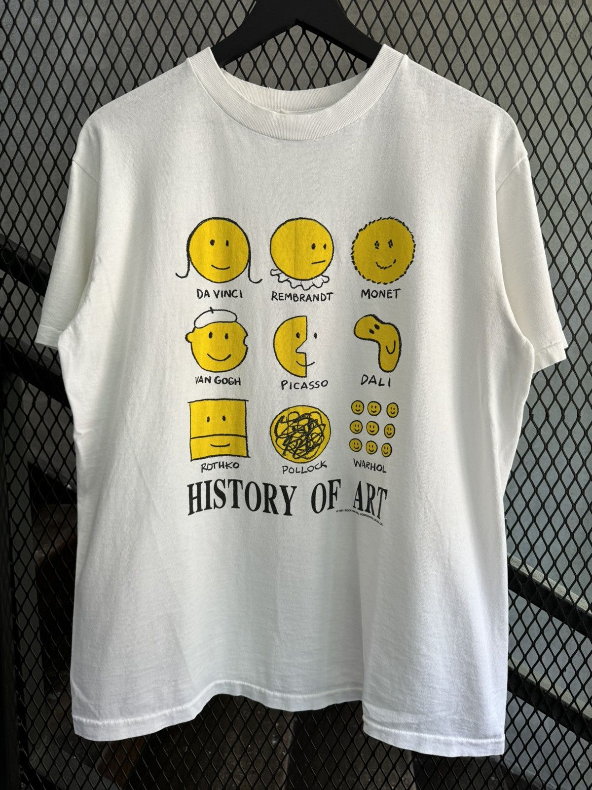 Vintage Vintage 1991 History Of Art Da Vinci Picasso Van Gogh Dali ...