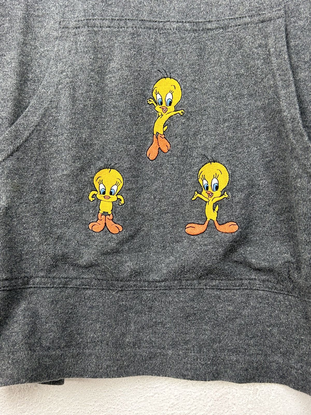 Cartoon Network 90s Vintage 1998 Warner Bros Tweety Pie Hoodie In Grey ...
