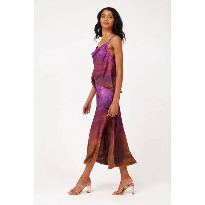 Bella Dahl Side Slit Bias Maxi Skirt In Brandy Horizon | Grailed