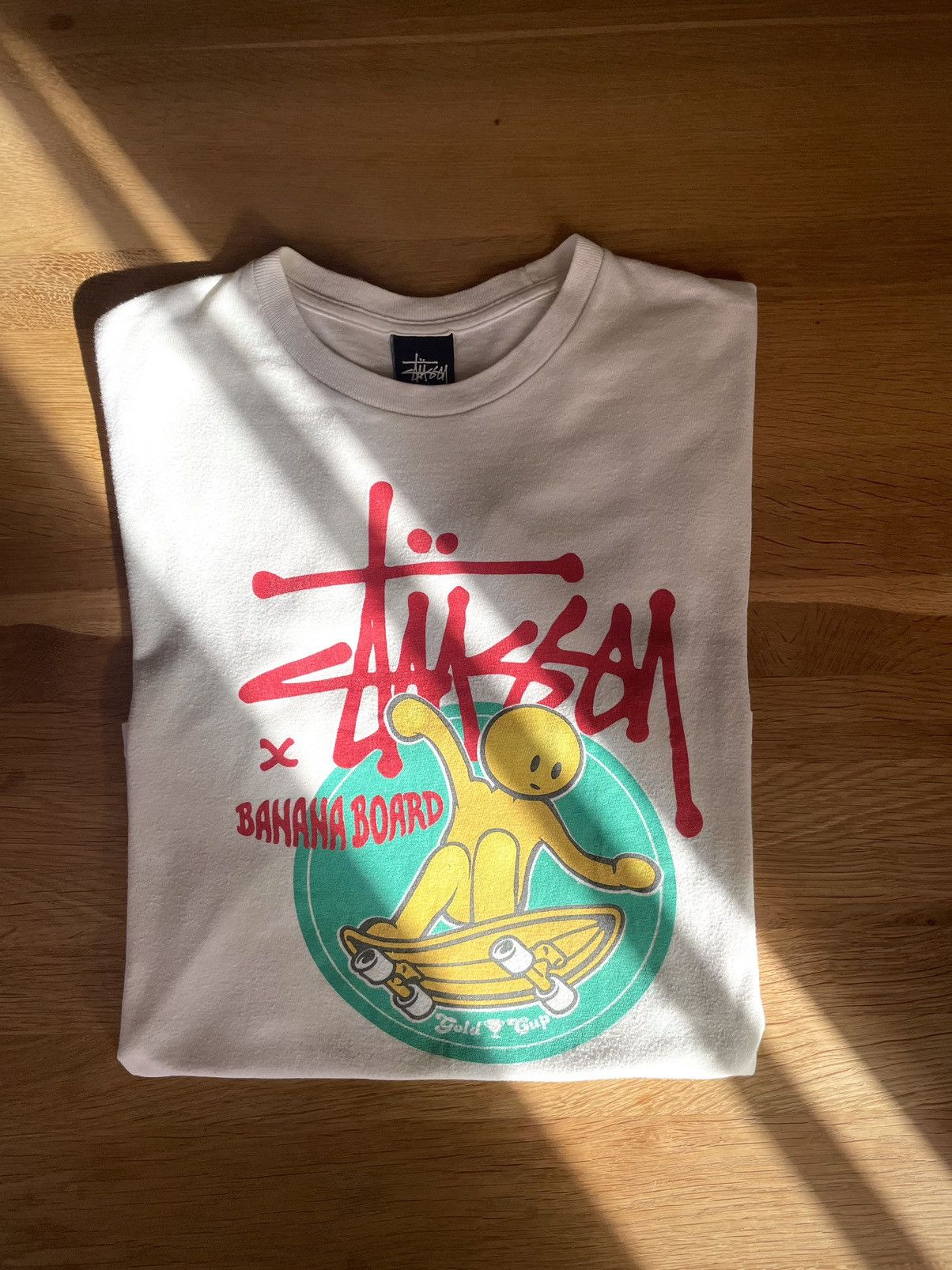 Stussy Very Rare Stüssy x Banana Board Tee | Grailed