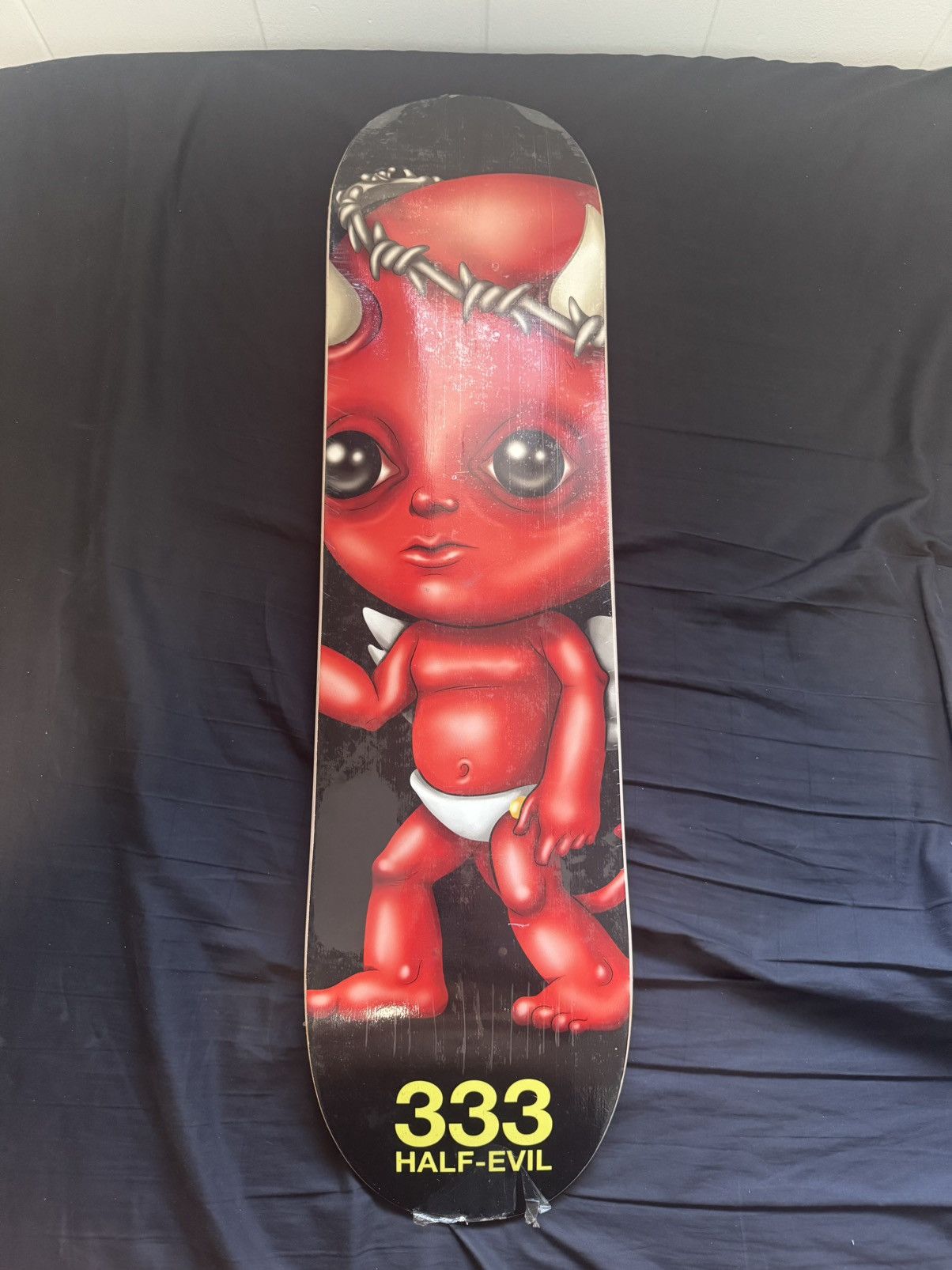 Half Evil Half Evil Son of Satan Skateboard Deck 333 NIS RARE | Grailed