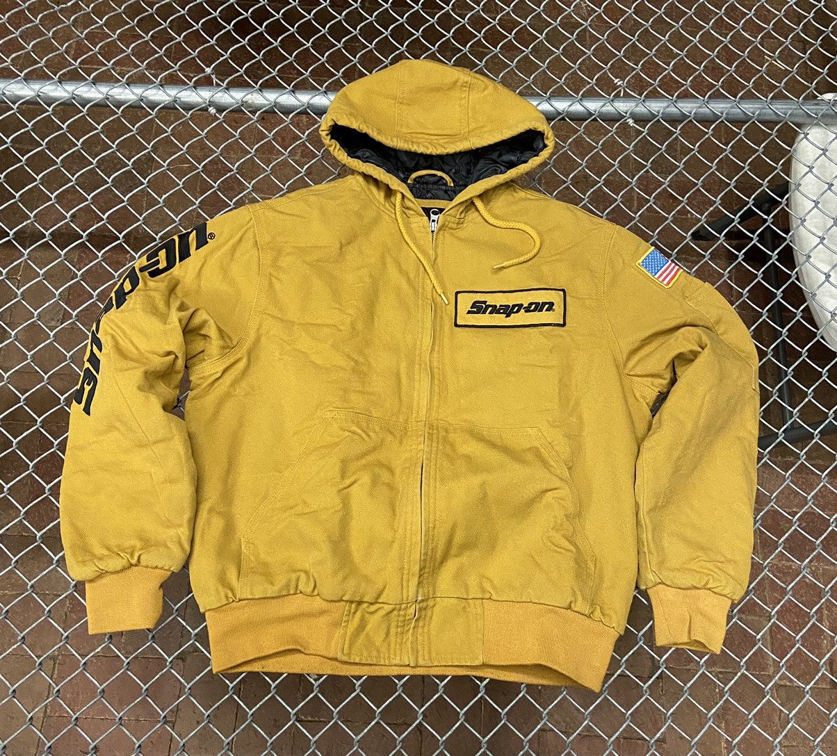 Vintage Carhartt Style Snap On Work Jacket | Grailed