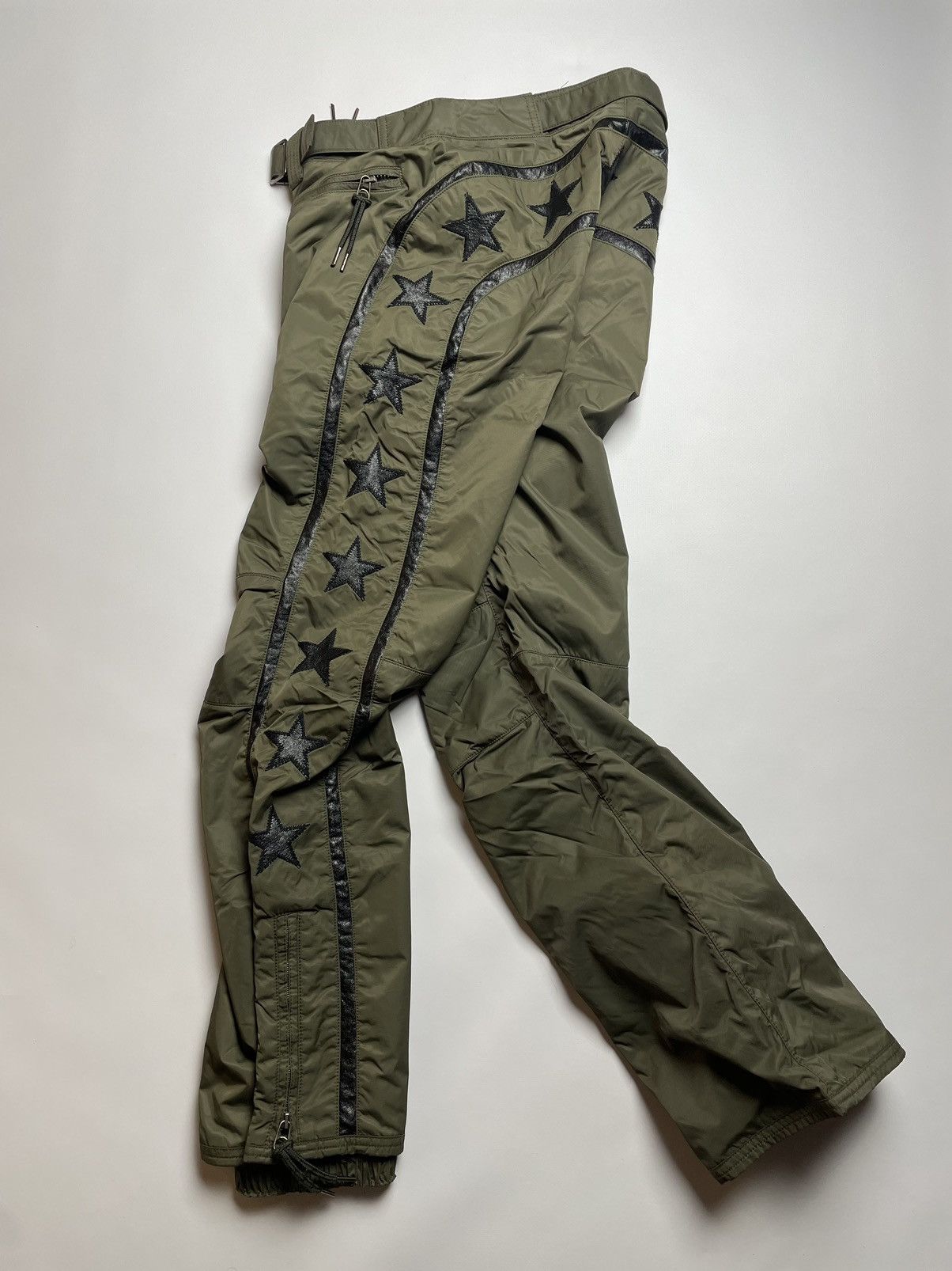 JET SET × Ski JET SET Leather Star Patches Ski Pants | Grailed