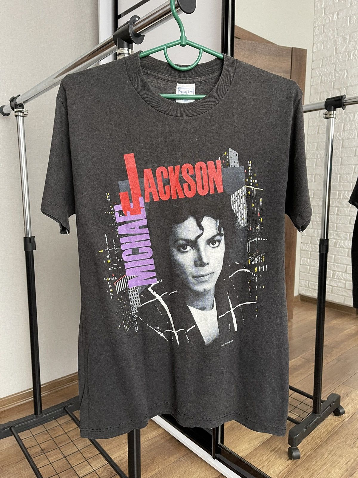 Band Tees × Michael Jackson × Vintage 1988 Michael Jackson Bad Vintage Rock Band Tour T-Shirt ...