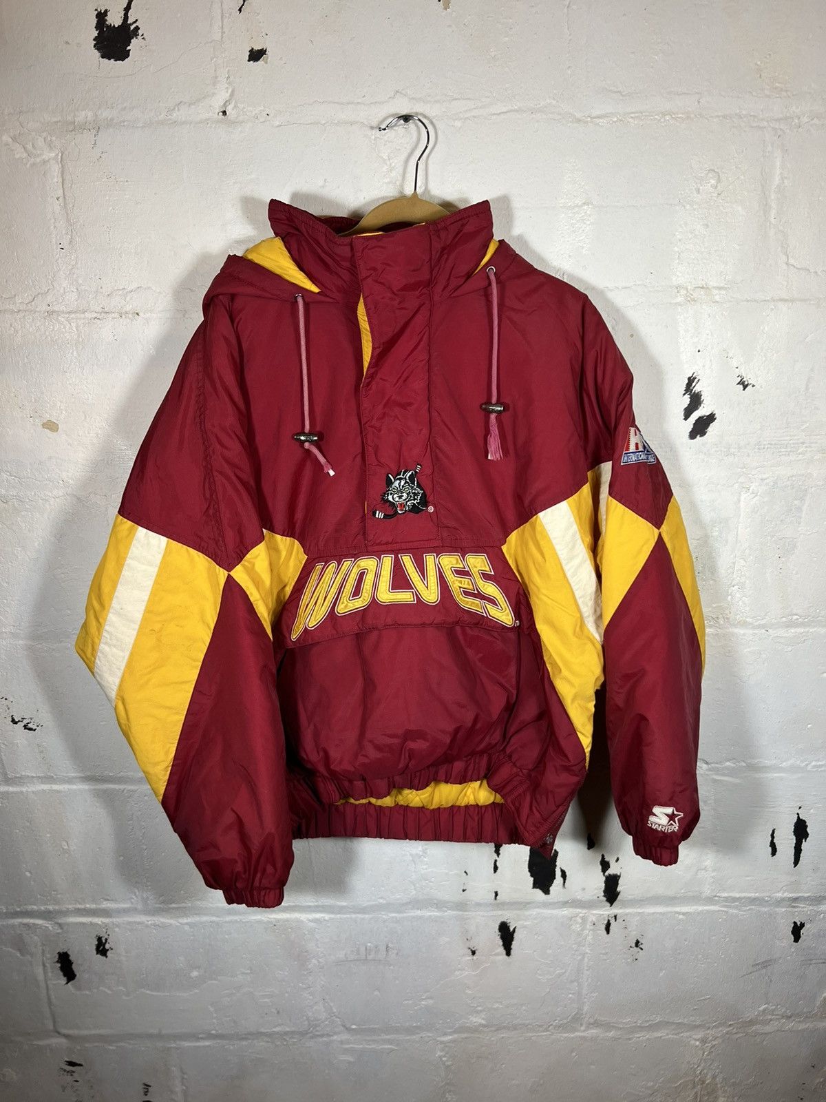 Starter × Vintage Vintage Chicago Wolves Hockey Starter Jacket | Grailed