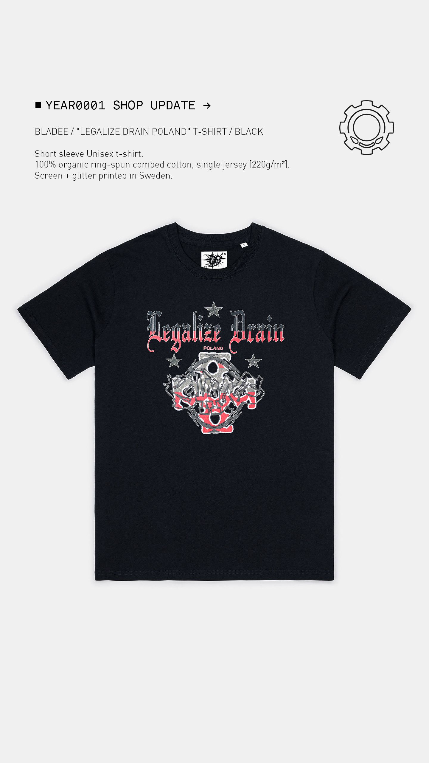 Sad Boys Bladee Legalize Drain Poland T-shirt L | Grailed
