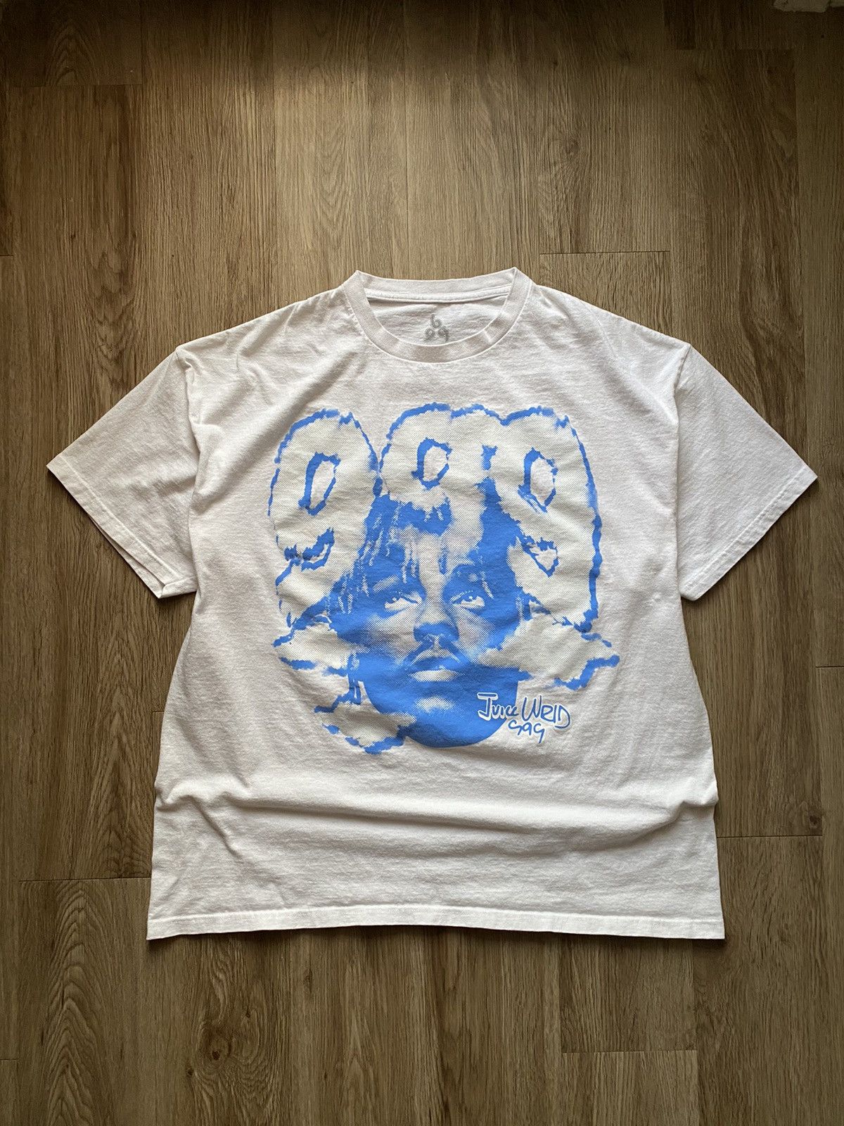 999 Club × Rap Tees × Streetwear 999 CLUB JUICE WRLD TEE | Grailed