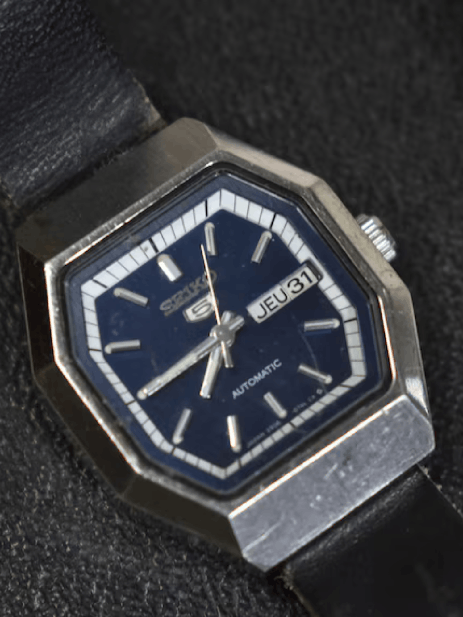 Vintage Vintage Seiko 5 Octagon Automatic Wristwatch 2906 Mens Watch ...