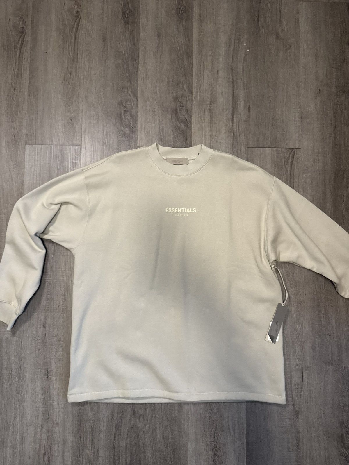 Essentials × Fear of God FOG essential oversized sweatshirt | Grailed