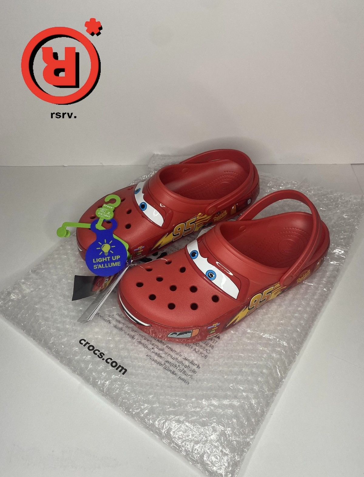 Crocs Crocs x Cars “Lightning McQueen” | Grailed