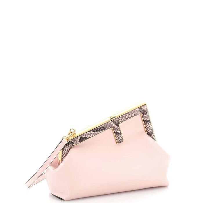 Fendi First Bag Leather with Python Small | Grailed