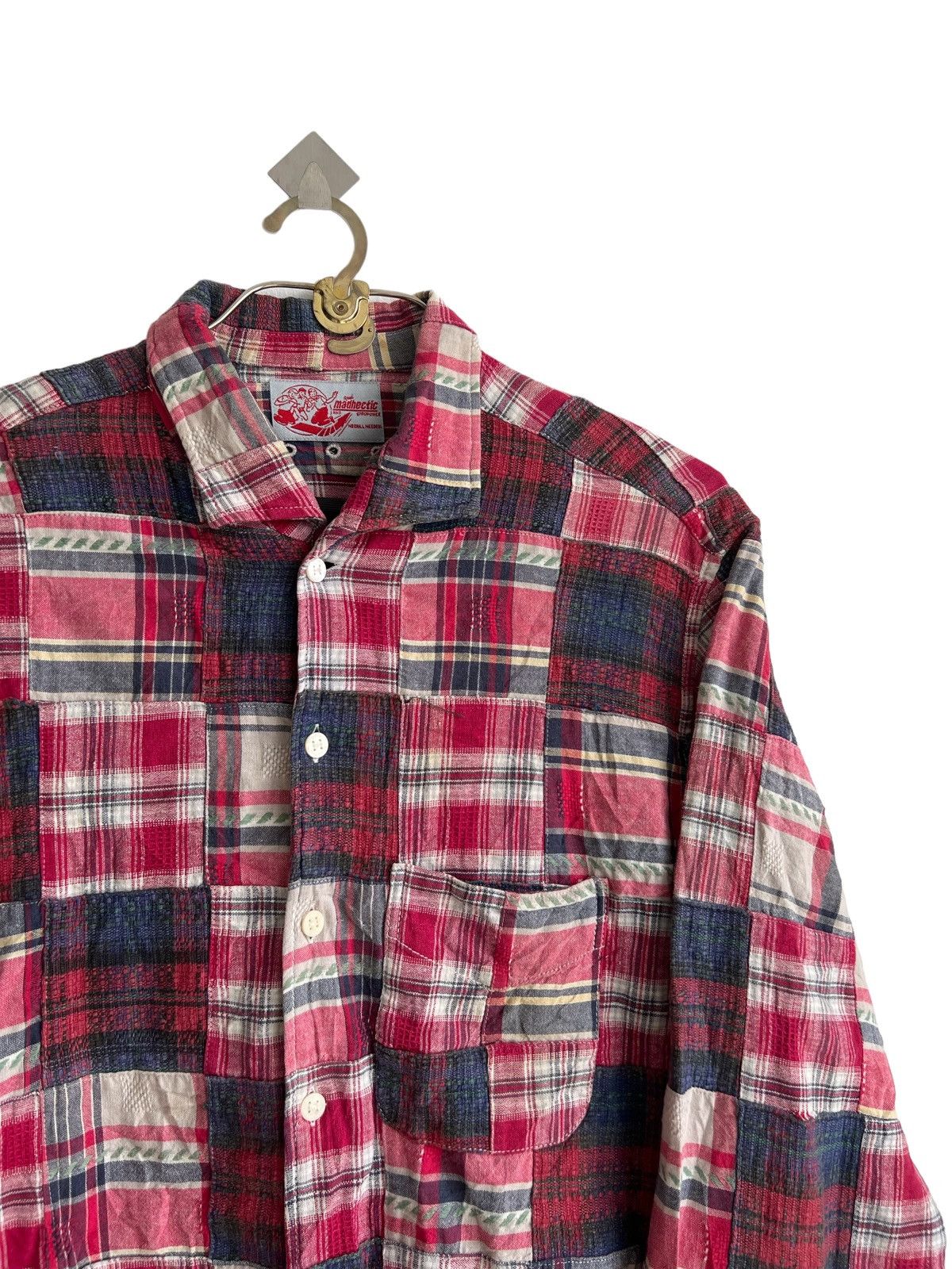 Freewheelers Real Mad Hectic 🇯🇵 Sashiko Boro Patchwork Flannel Shirt ...
