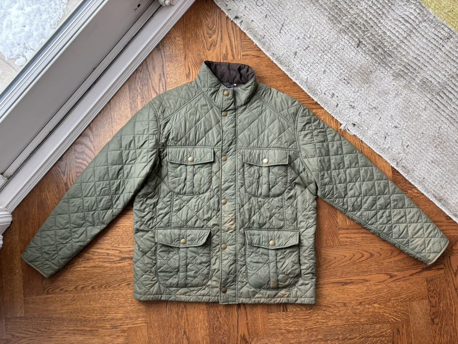 Barbour Barbour Quilted Chore Coat Drab Military Field Jacket Huntin ...