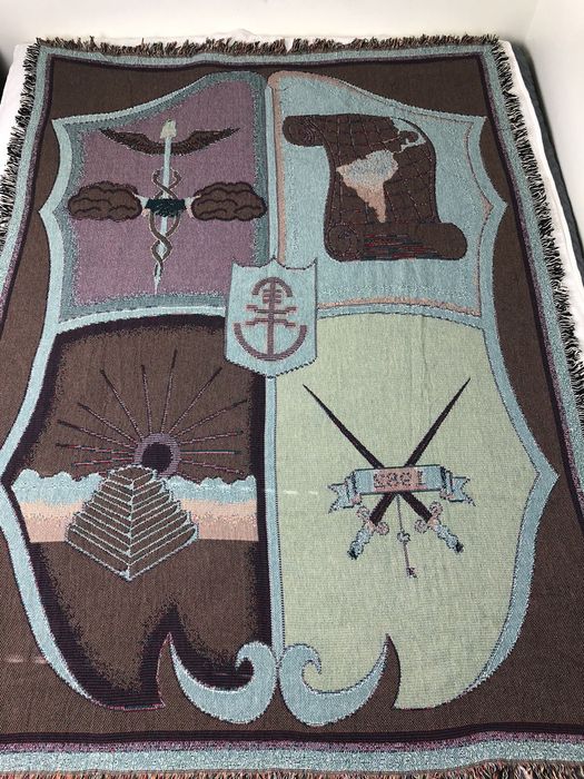 Made In Usa Lambda Upsilon Lambda Fraternity Afghan | Grailed