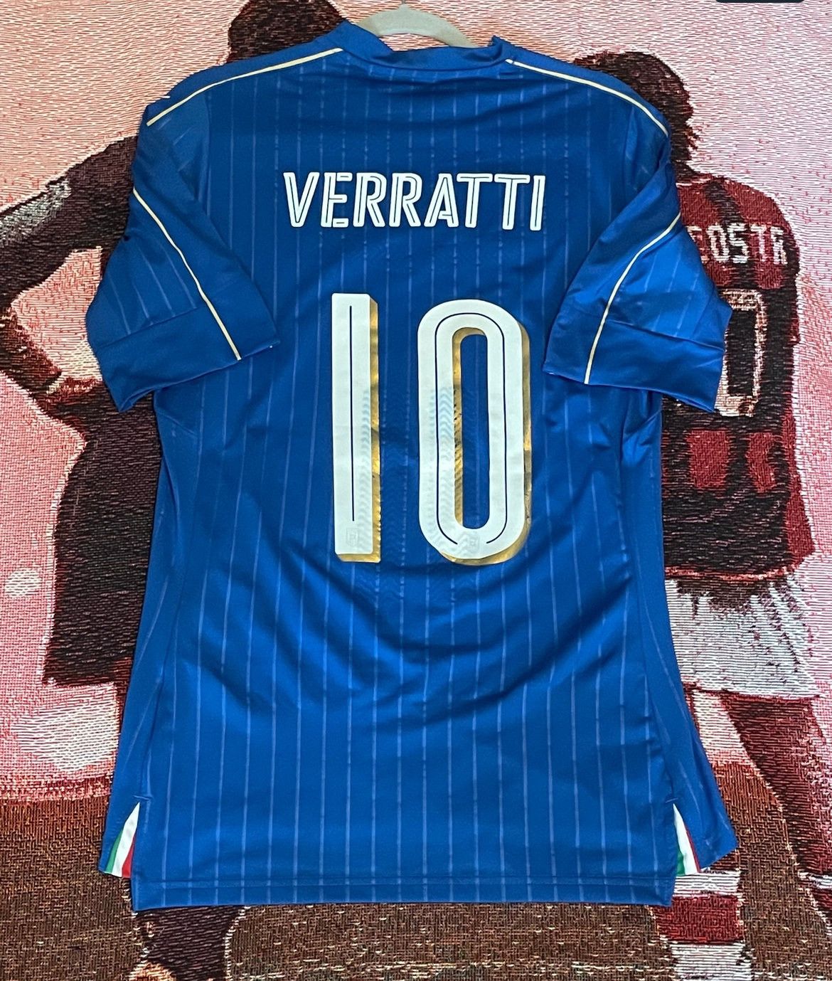Puma Puma Italy Away 10 Verratti Euro Cup 2016 XL PLAYER VERSION | Grailed
