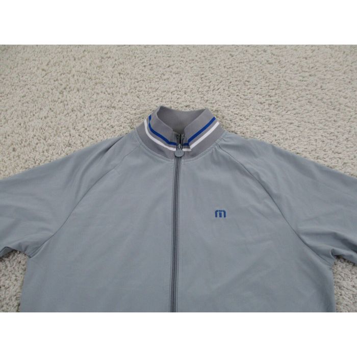 Vintage Travis Mathew Jacket Mens Small Gray Full Zip Golf Lightweight ...