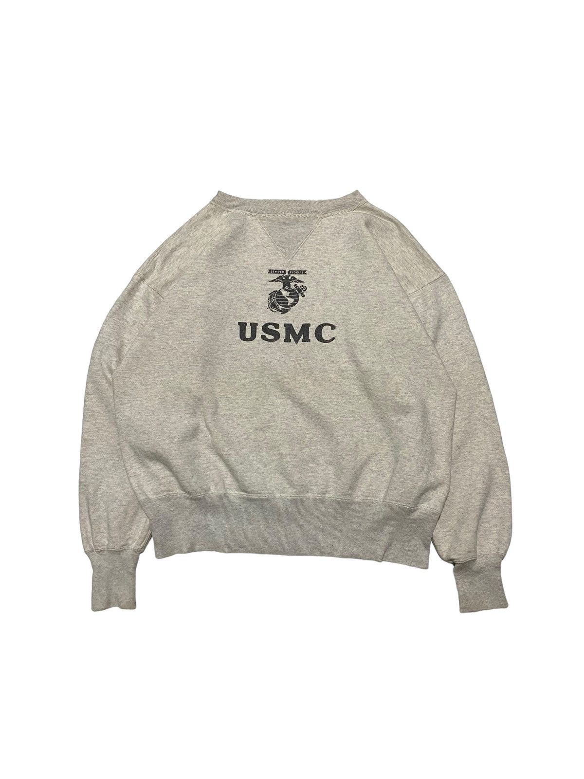 The Real McCoy's The Real McCoy’s USMC loopwheeled sweatshirt | Grailed