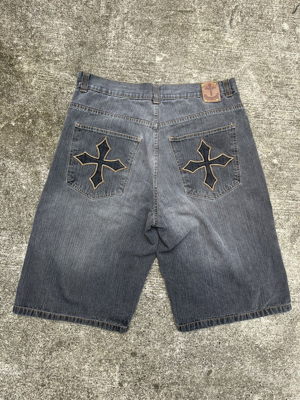 Affliction × JNCO × Southpole Crazy Y2K Baggy Black Embroidered ...