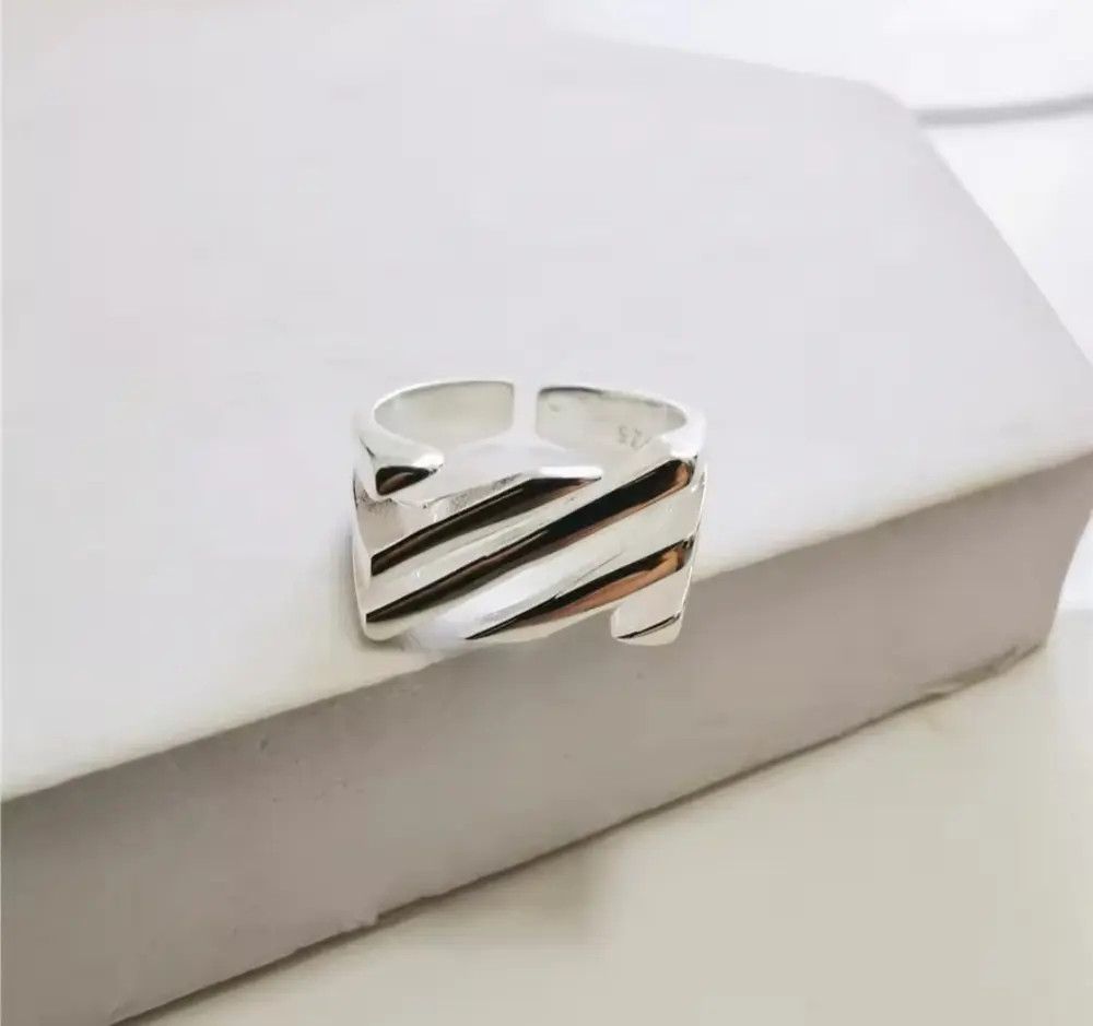 Handmade × Jewelry Resizeable Silver Simple stackable Ring | Grailed