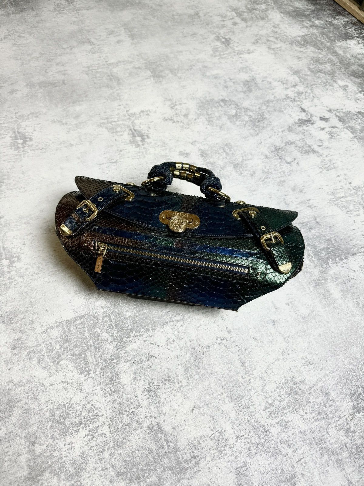 Italian Designers × Versace × Very Rare Versace Python Gradient Leather ...