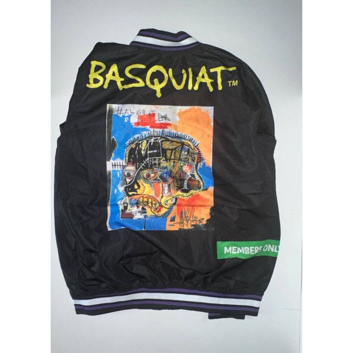 Members Only JEAN MICHEL BASQUIAT x MEMBERS ONLY ALL OVER Print Jacket ...