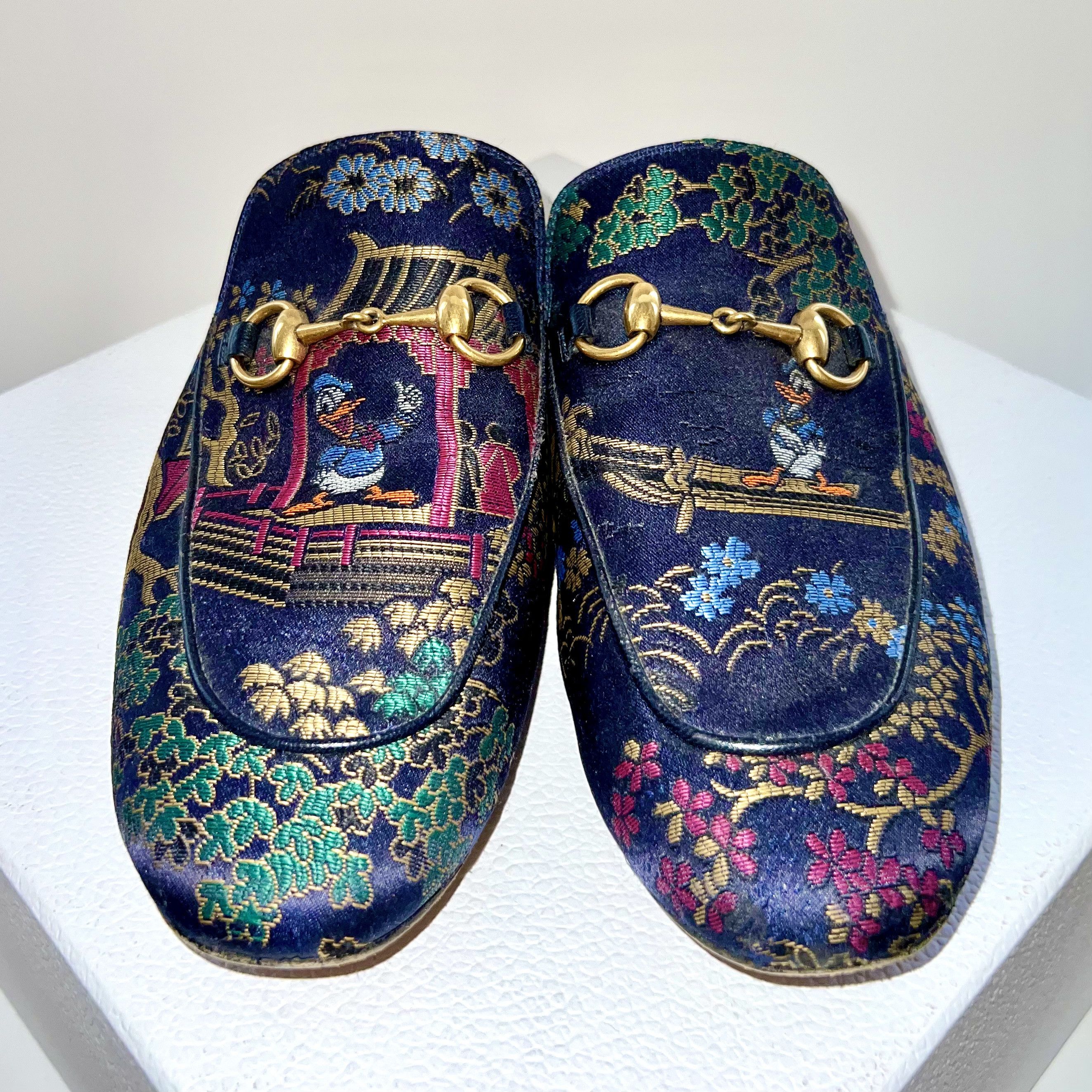 Gucci Gucci X Disney Princetown Slide Loafer Donald Duck 9.5/10 | Grailed