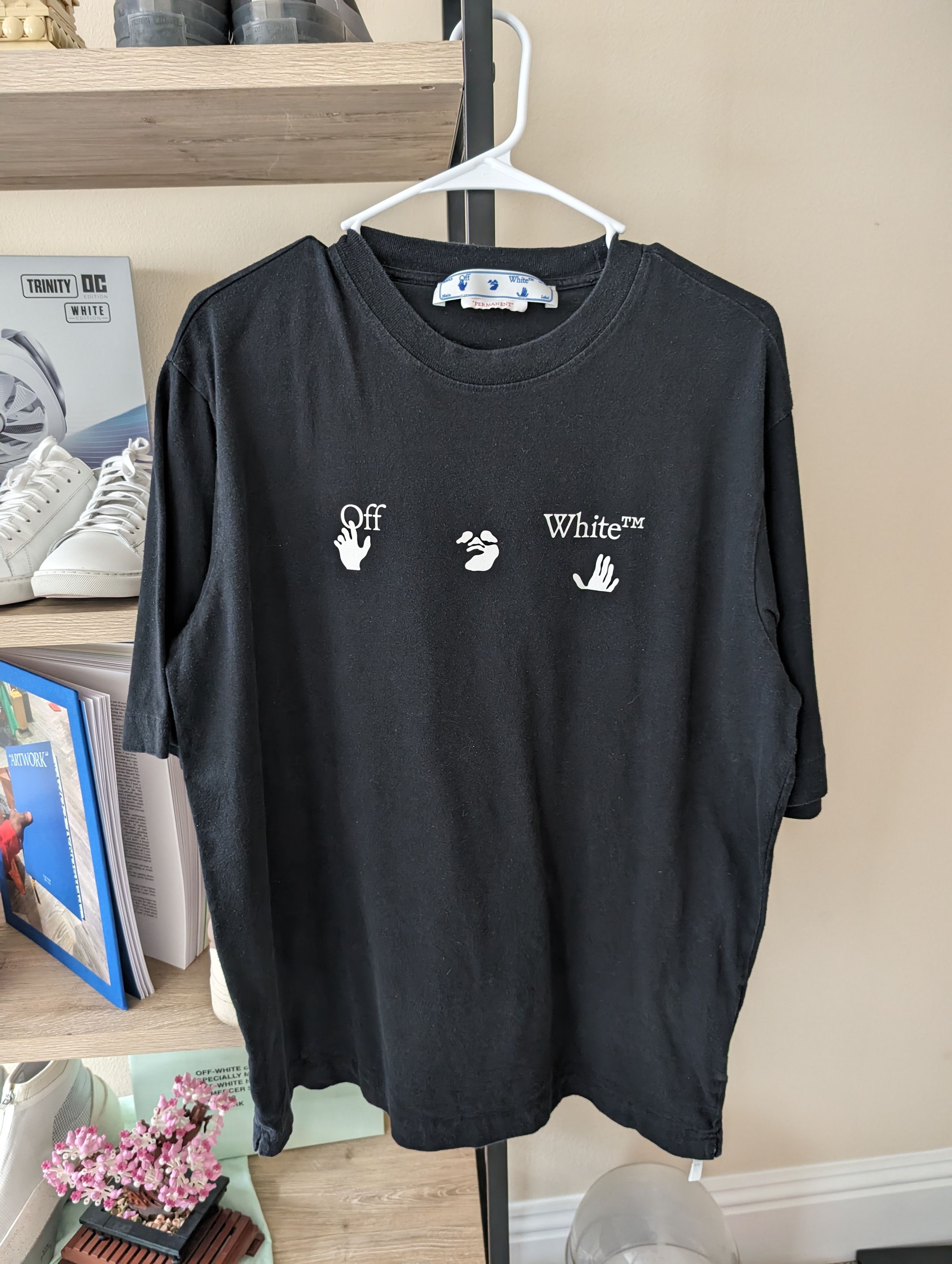Off-White Off white swimming man logo shirt | Grailed