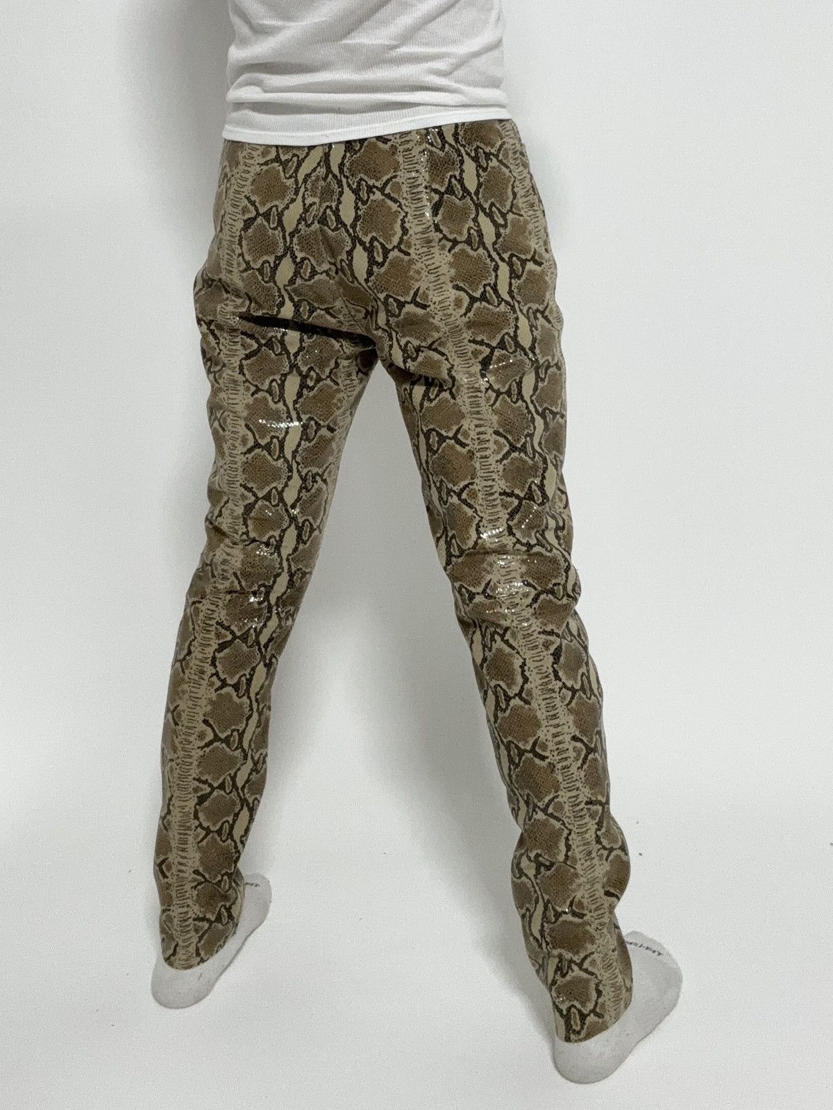 Designer × Luxury × Vintage Live In Rage snake skin pants | Grailed
