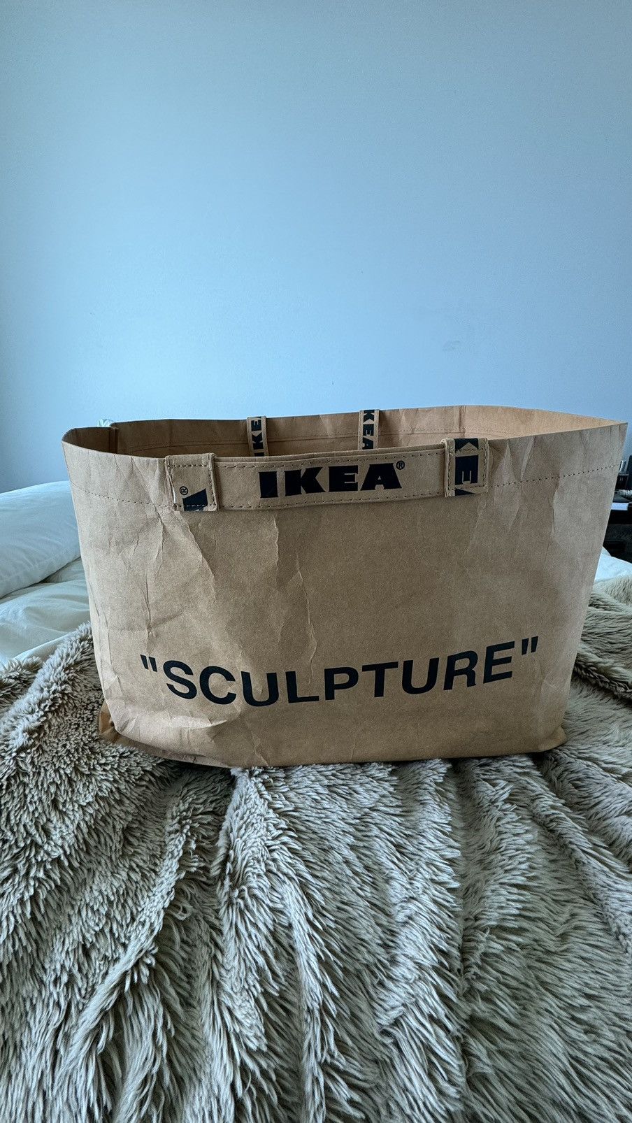 Off-White Markerad IKEA large Brown bag | Grailed