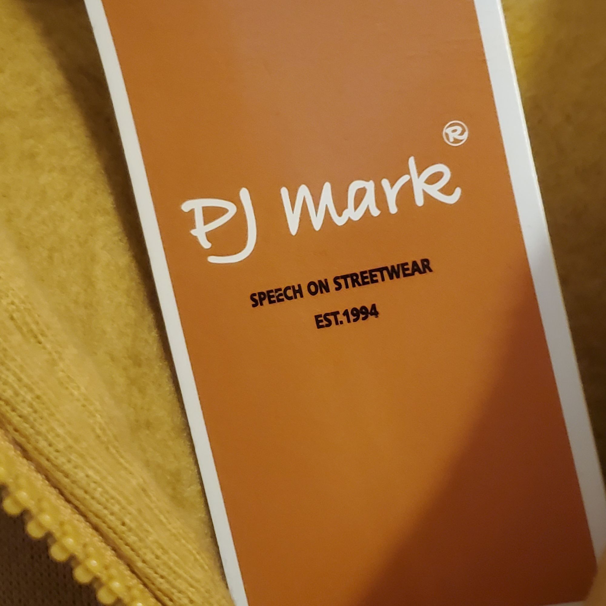 Vintage PJ Mark Y2K Tan & White Striped Zip-Up Hoodie Jacket With Ho ...