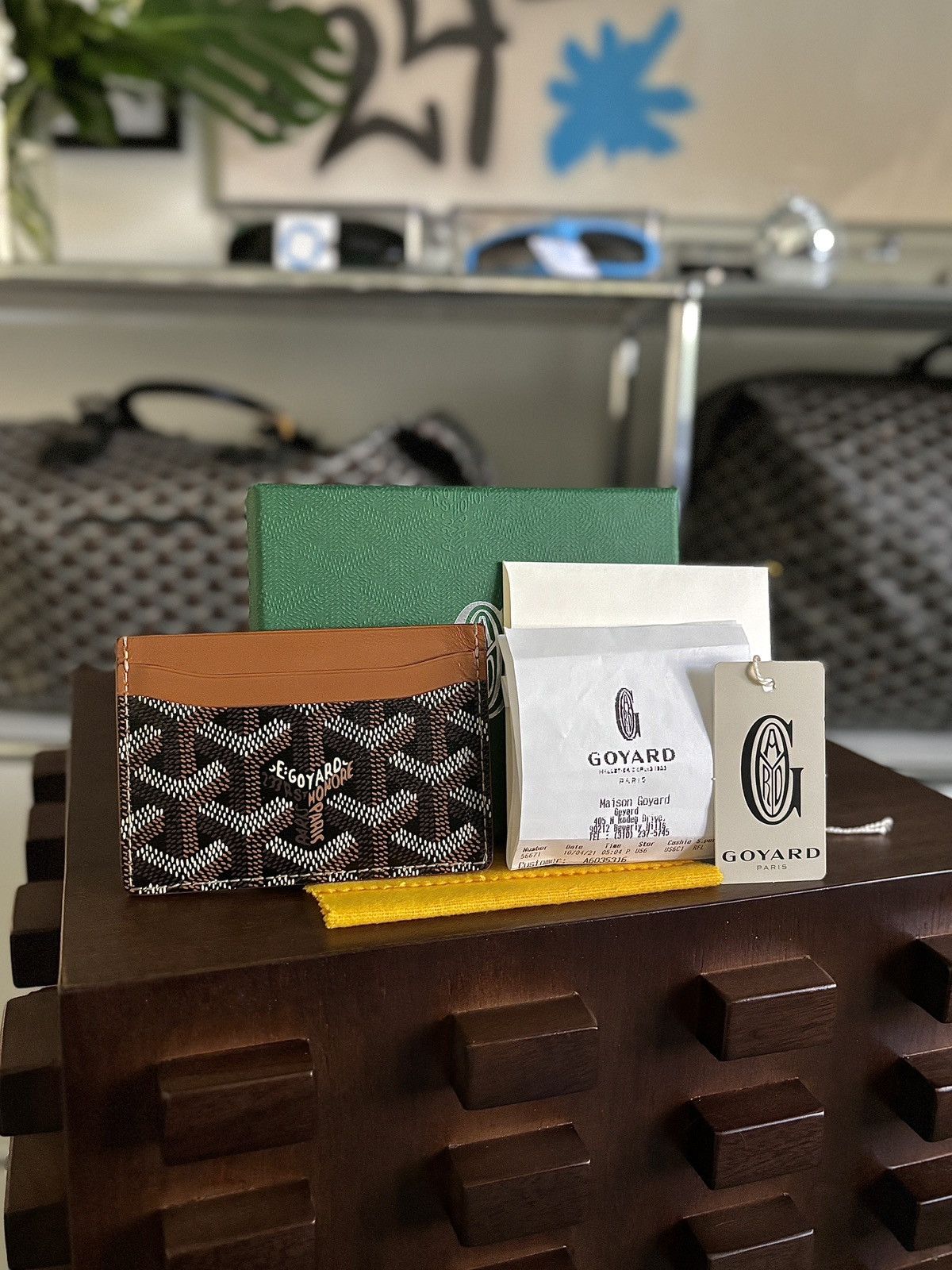 Goyard RECEIPT - GOYARD CARDHOLDER | Grailed