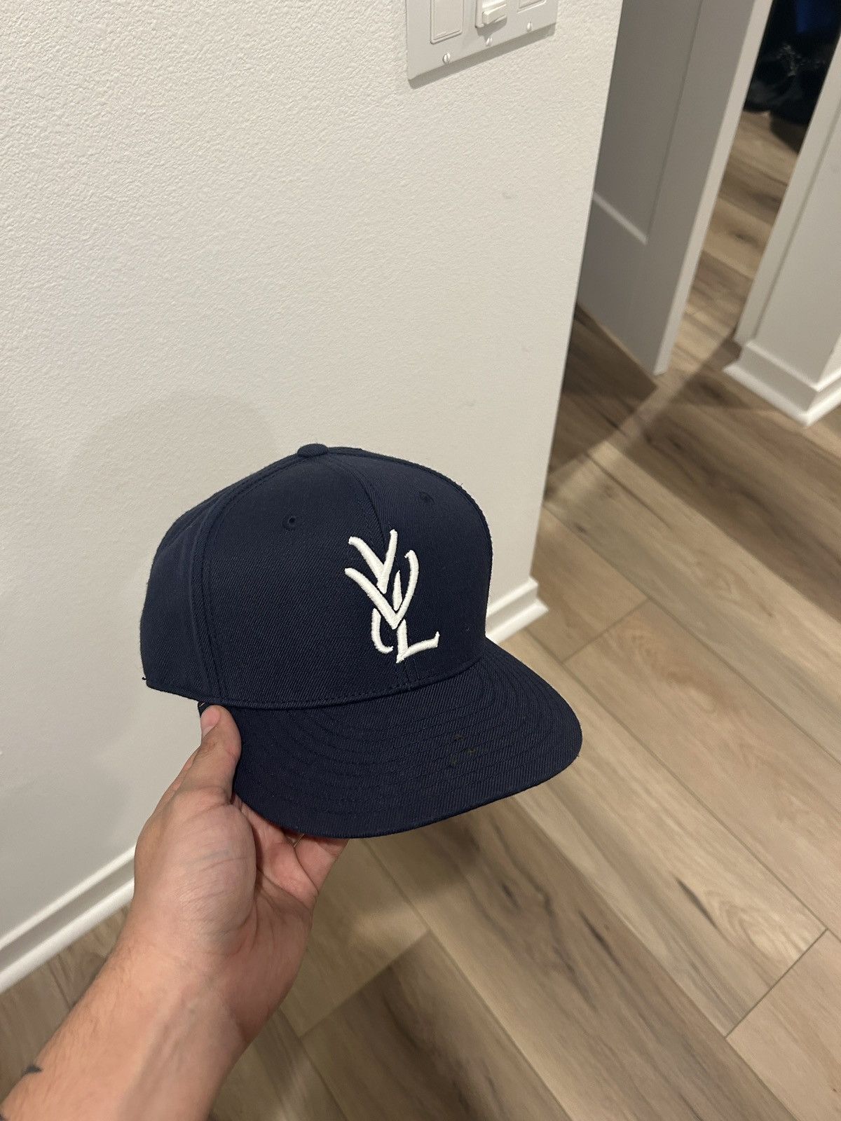 Playboi Carti yvl navy fitted hat | Grailed