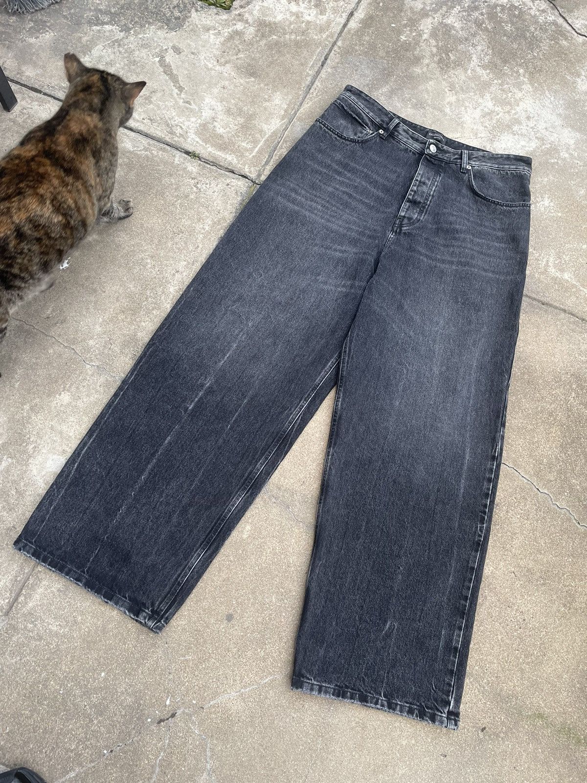 Balenciaga FW23 SAMPLE Lost Tape Wash Denim | Grailed