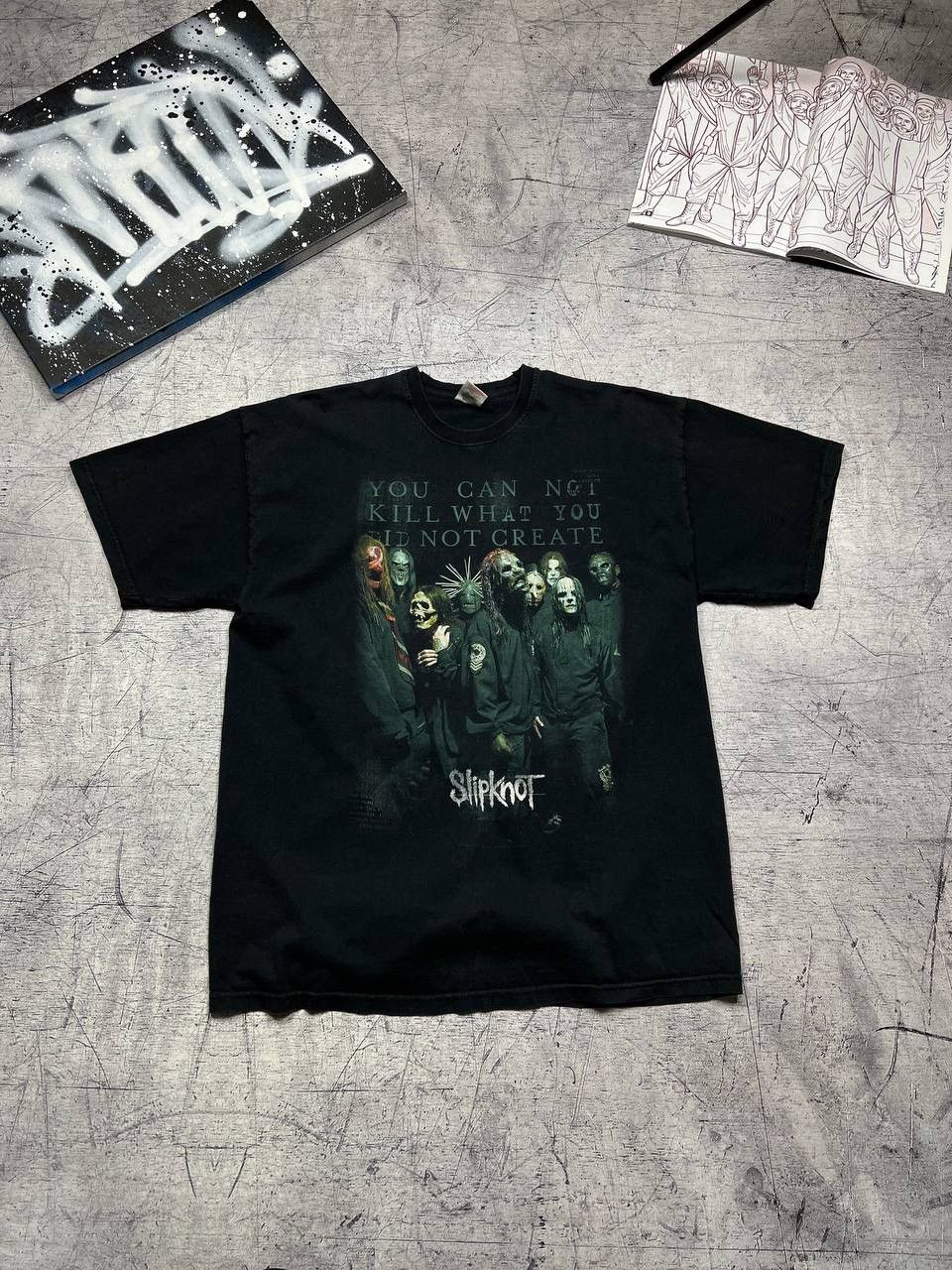 Band Tees × Streetwear Vintage Rare Slipknot Alternative Metall Band ...
